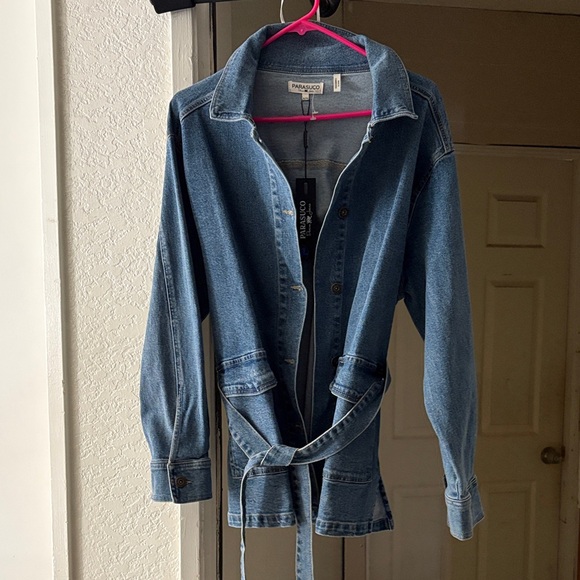 Parasuco | Jackets & Coats | Parasuco Classic Blue Denim Jacket With ...
